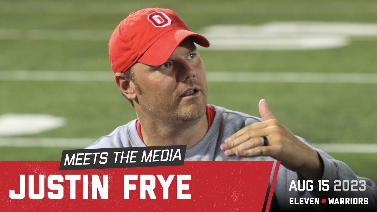Justin Frye talks about Ohio State's offensive line competition, Jimmy ...