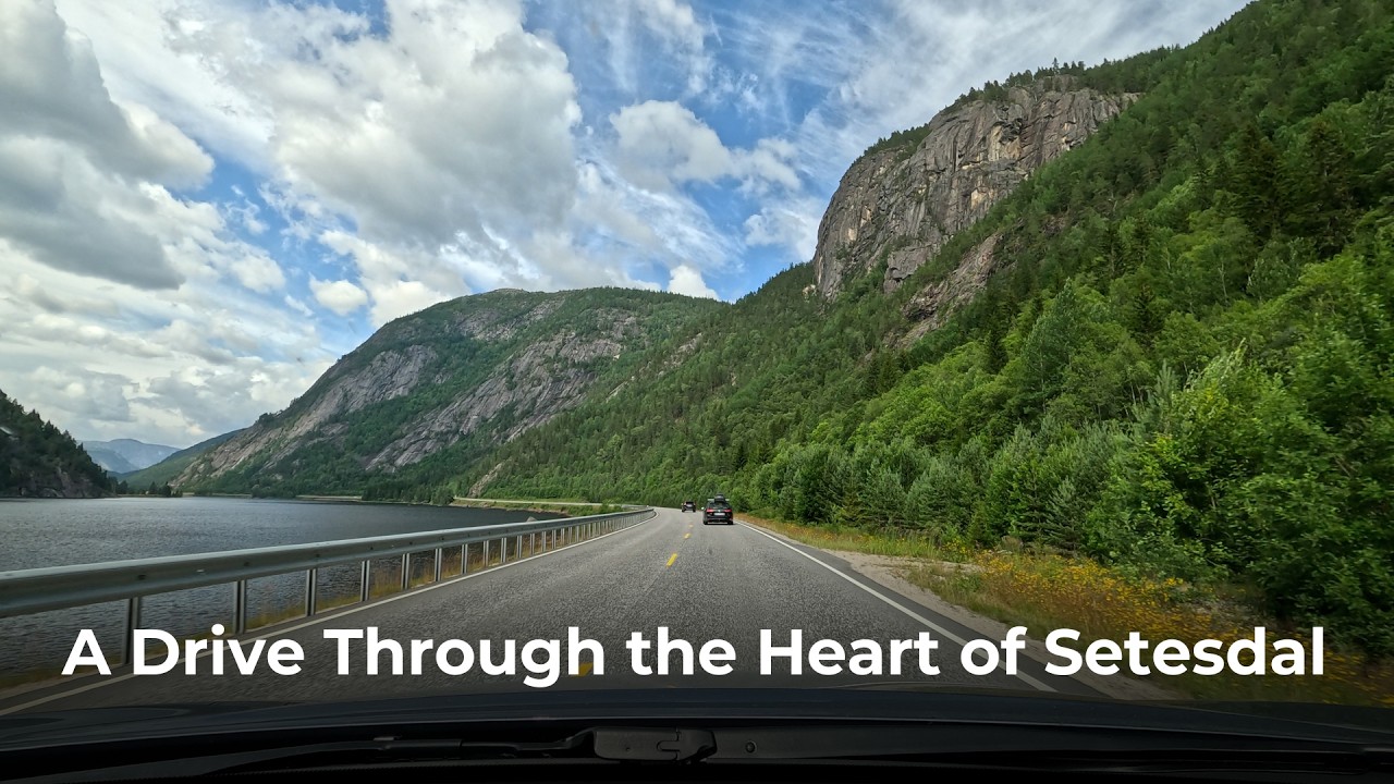 A Drive Through the Heart of Setesdal | Driving Norway in Real Time 4K ...
