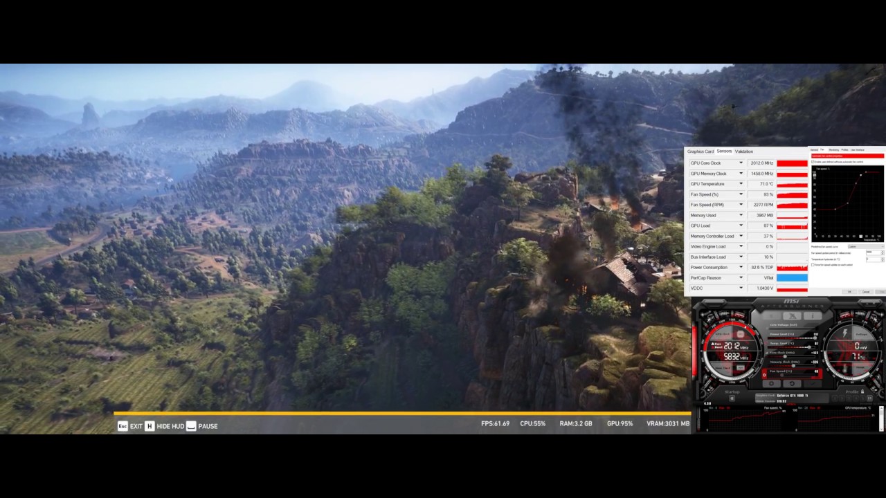 GPU-Z on MSI GTX 1080 Ti Armor edition - YouTube