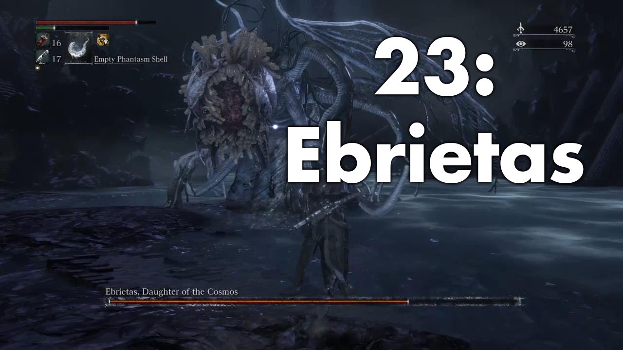Bloodborne: Cutscenes & Bosses 23 - Ebrietas - YouTube