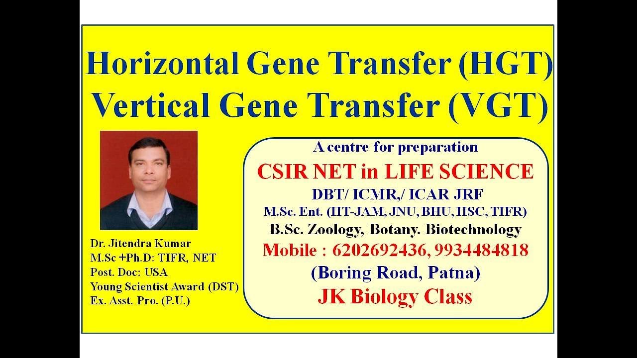 Horizontal Gene Transfer (HGT), Vertical Gene Transfer (VGT) - YouTube