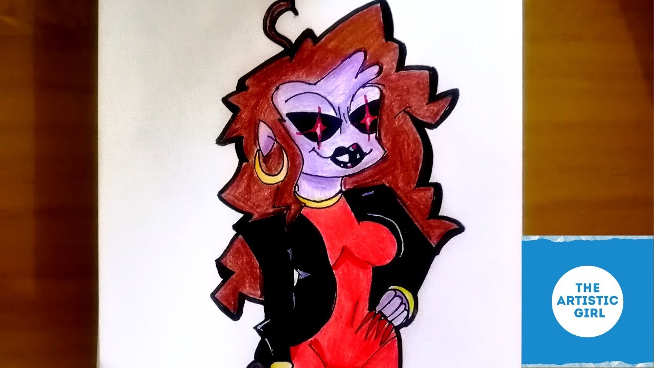 How To Draw Mommy Mearest or Mommy Must Murder from FNF | In Just 9 ...