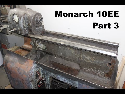 Monarch 10EE Restoration 3: Carriage and Tailstock Removal - YouTube
