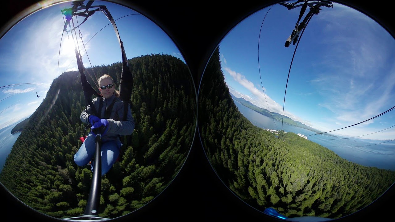 Icy Strait Ziprider Zip Line Adventure (Hoonah) - YouTube