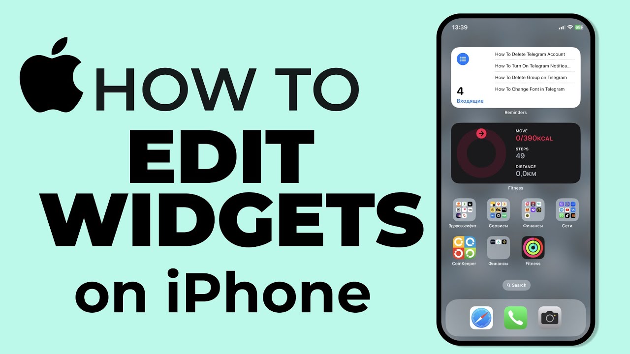 How To Edit Widgets On IPhone YouTube How To Edit Widgets On IPhone YouTube
