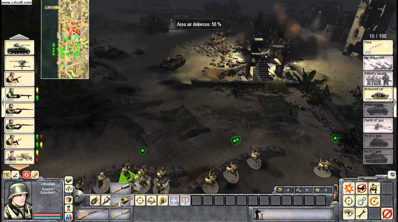 Men of War Walkthrough German Mission 5 Part 5 - YouTube