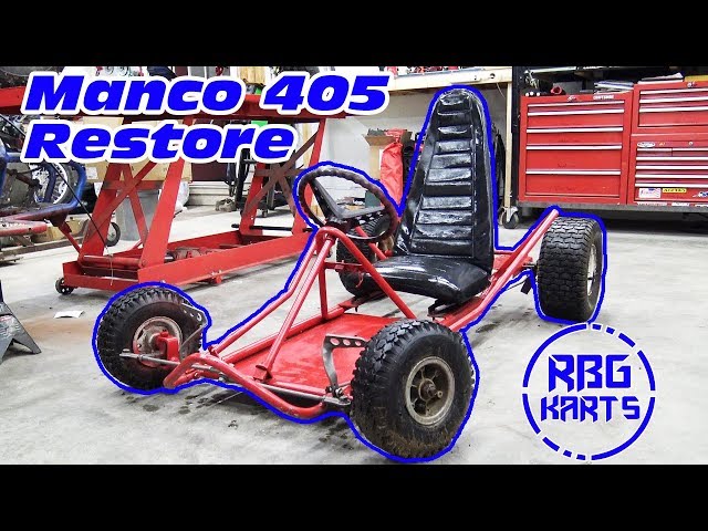 Vintage Manco Go Kart Manco Dingo Transformation & Rip! Reviving Our