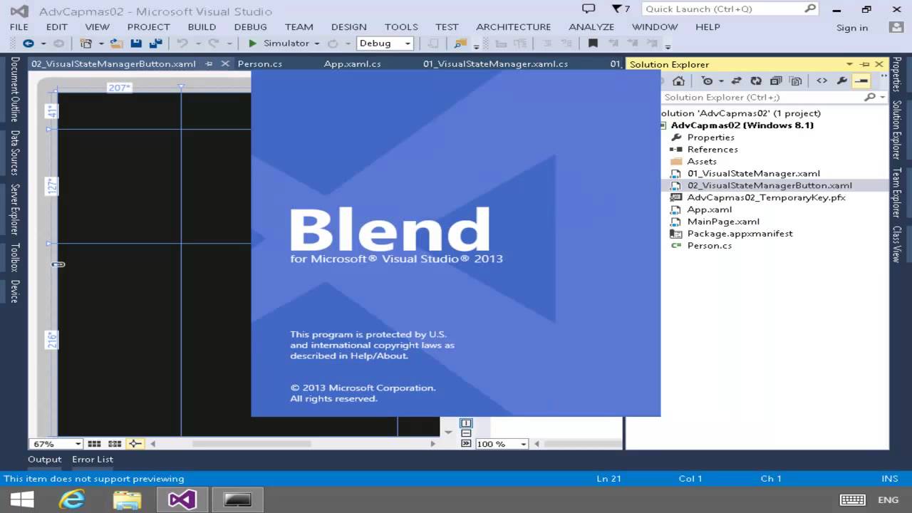 الدرس الثاني عشر : شرح Visual State Manager - YouTube