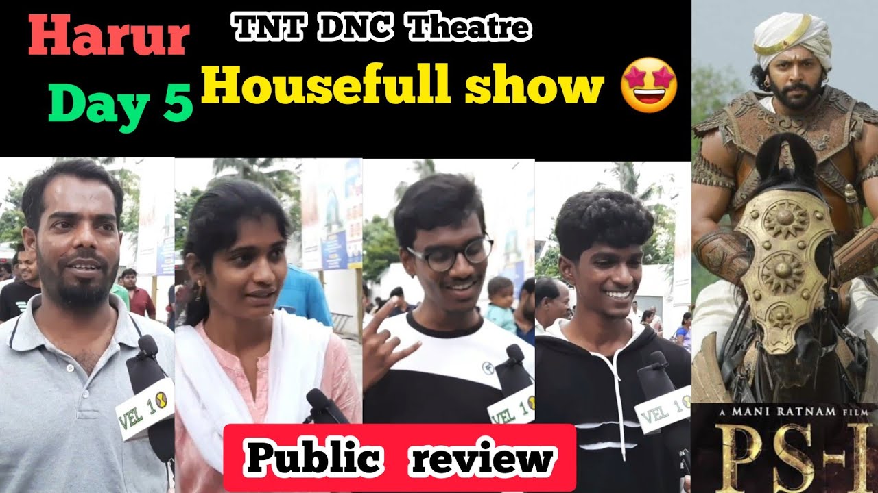 Harur TNT DNC Theatre audience response || Ponniyin selvan movie ...