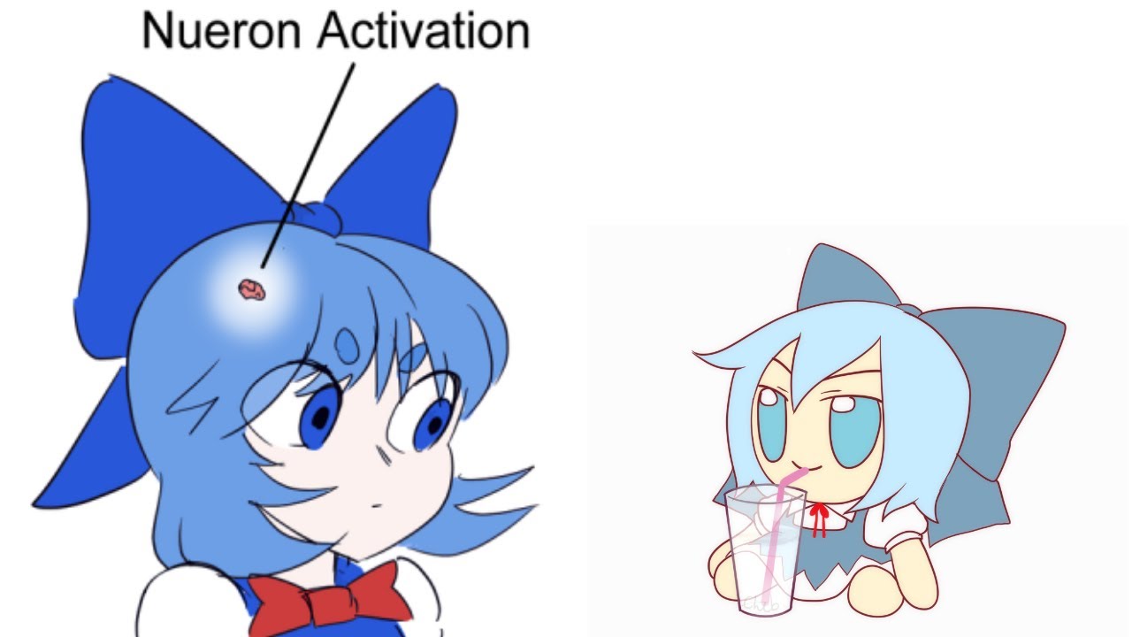 Cirno advises a fumo on how to deal with bullying and then they both ...
