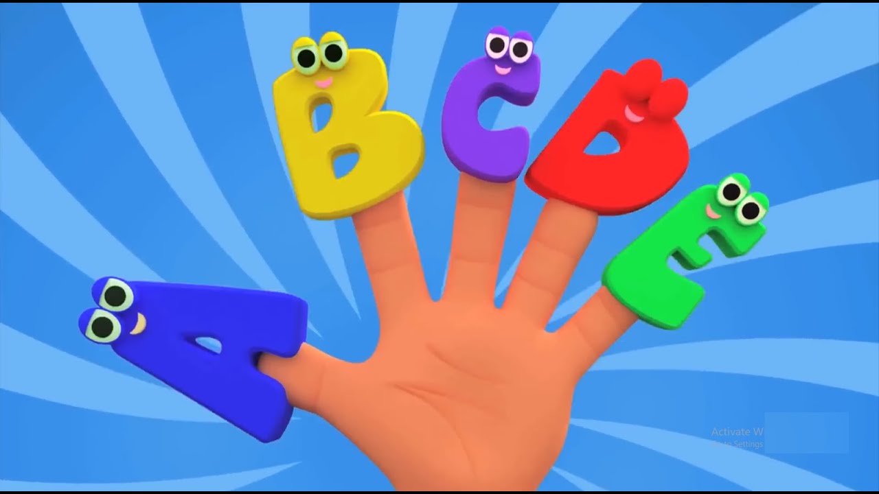 ABC Learn Finger Family | Nursery Rhymes For Children And Kids Song For ...