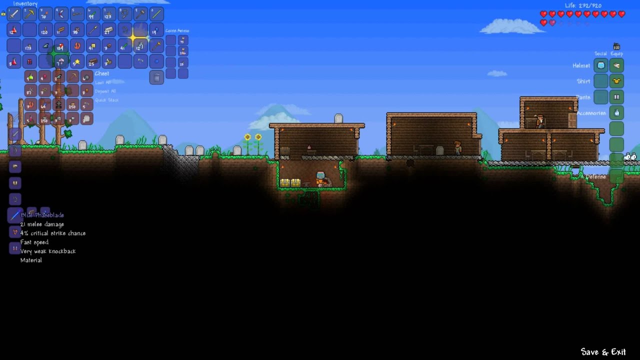 Terraria Episode 22: Worst Meteorite Landing Ever - YouTube