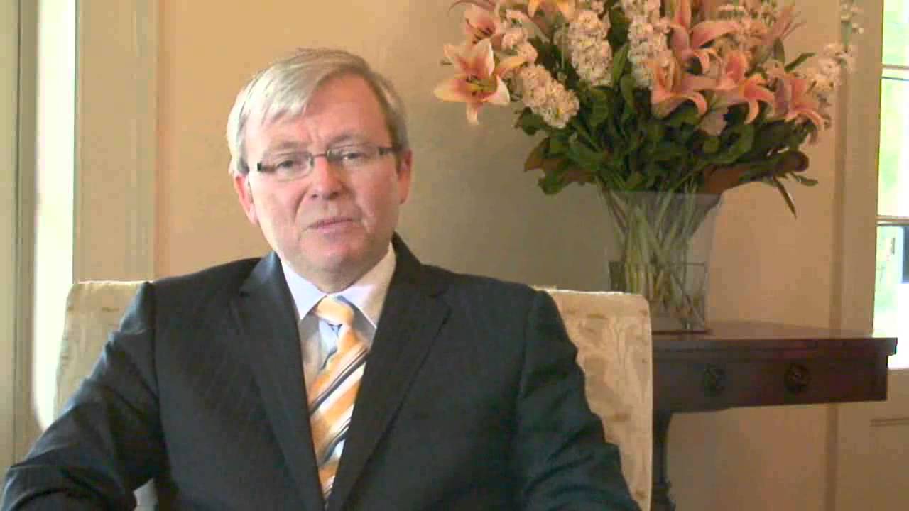 WHS 2009: Welcome Message Kevin Rudd - YouTube
