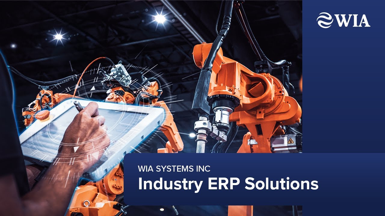 Industry ERP Solutions | WIA Systems - YouTube