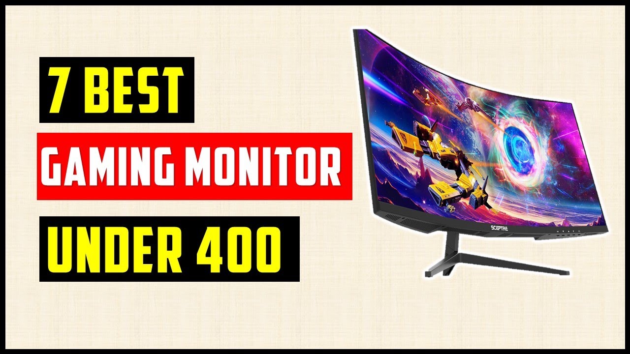 Best Gaming Monitor Under 400 || The Best Gaming Monitor Under $400 ...