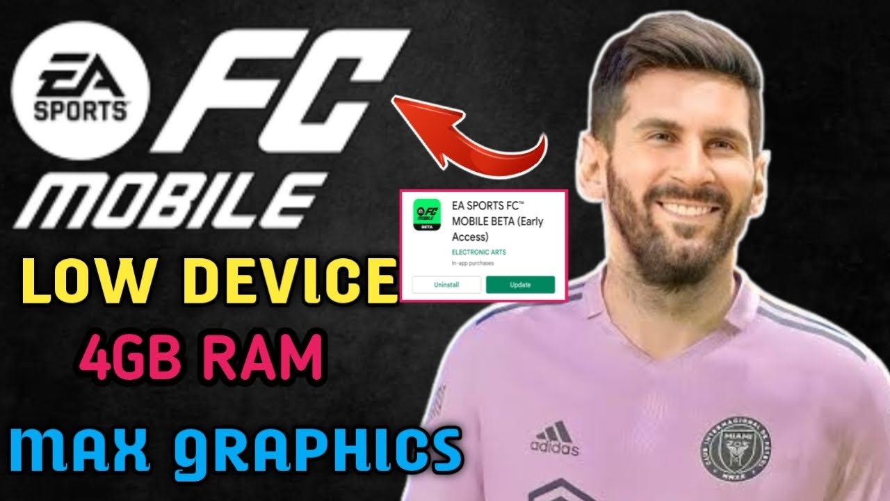 EA SPORTS FC MOBILE LOW DEVICE 4GB RAM ( MAX GRAPHICS ) FC 24 WORKING ...