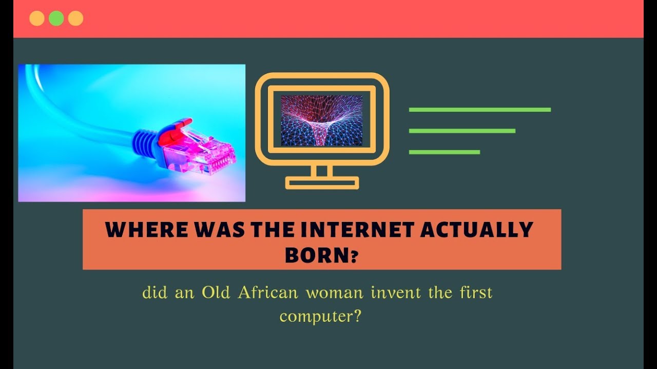 where was the internet actually born? - YouTube