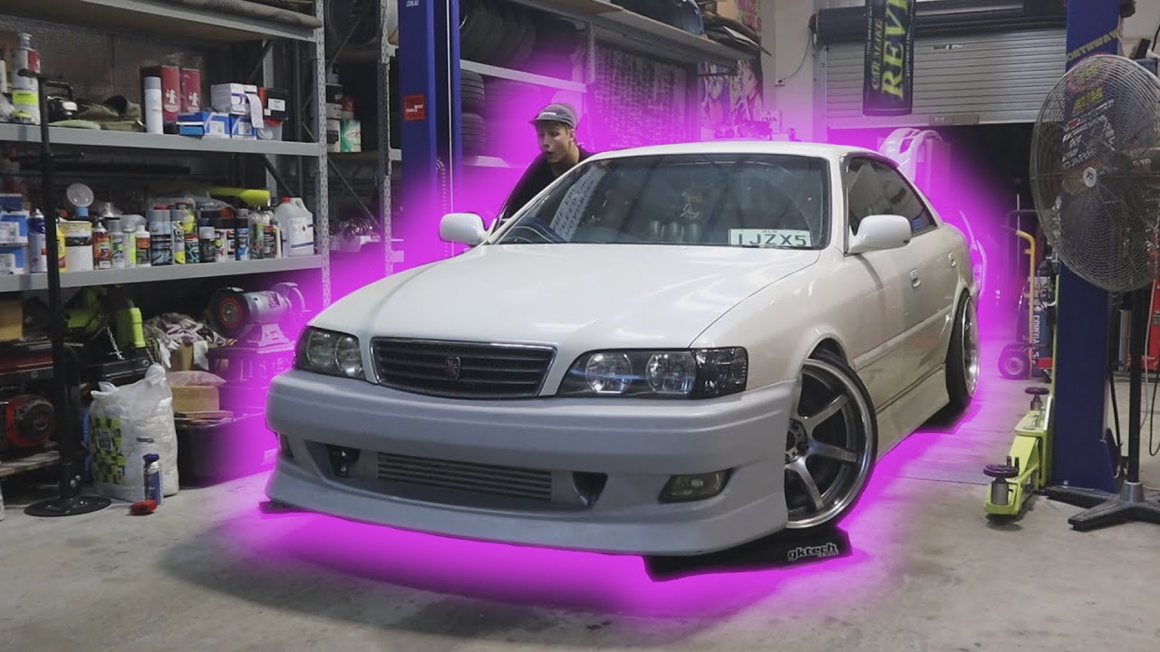 JZX100 CHASER GETS BLACK ARTS KNUCKLES + URAS L FRONT BUMPER!! - YouTube