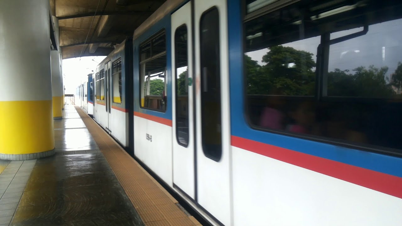 MRT-3 Tatra Trains At MRT Santolan-Annapolis Station In Quezon City ...