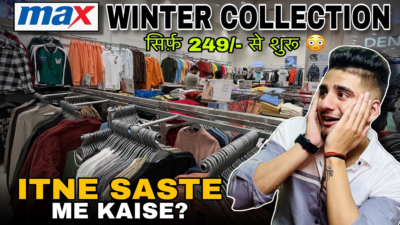 Max Winter Collection 2023 | Max Winter Haul | Hoodies,Varsity,Flannel🔥 ...