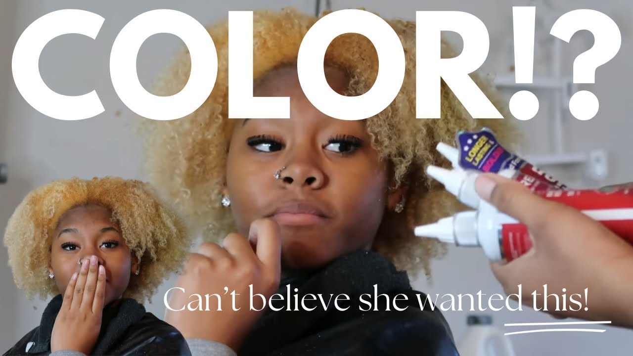 SHE WANTS COLOR !?!?! I Root Retouch + Color Application - YouTube