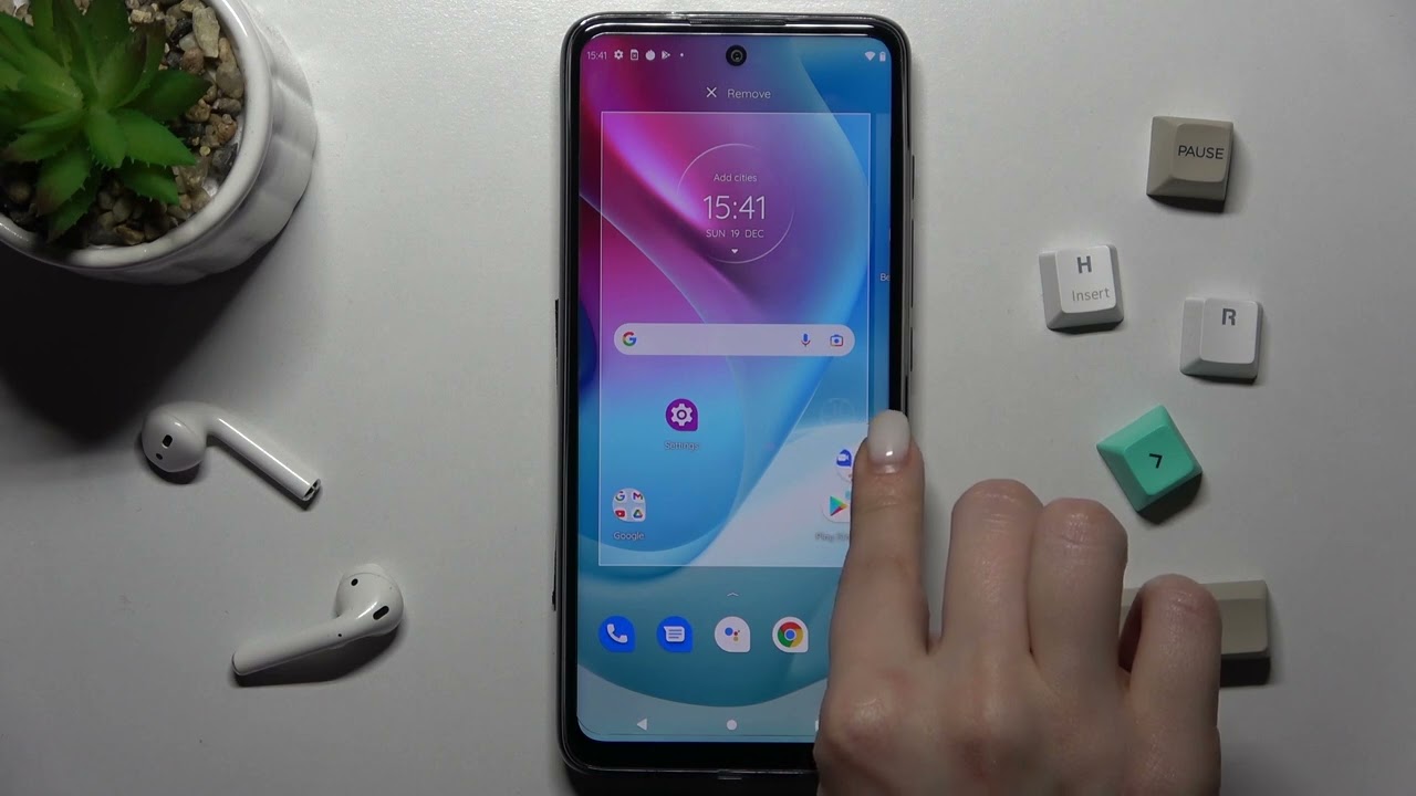 How to Organize Apps to Folders in Motorola Moto G60S - Create Home ...