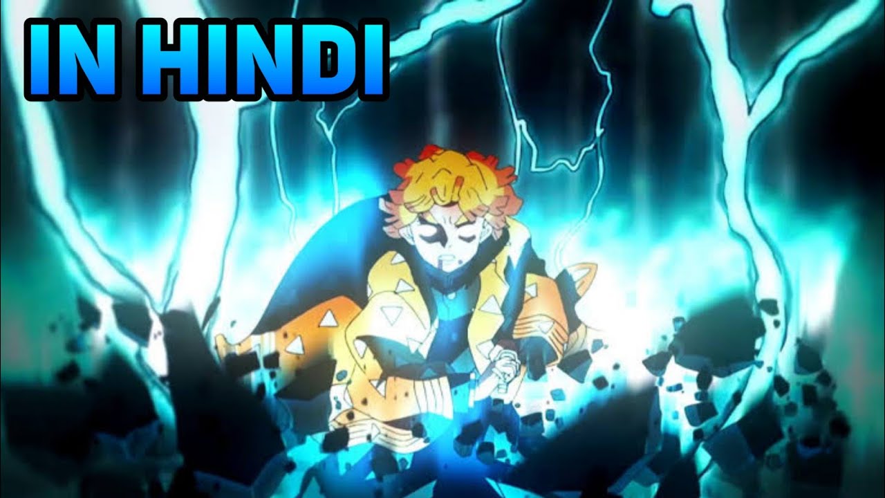 Zenitsu Vs Spider | Full Fight Scene | in Hindi | Dubbed | Demon Slayer ...