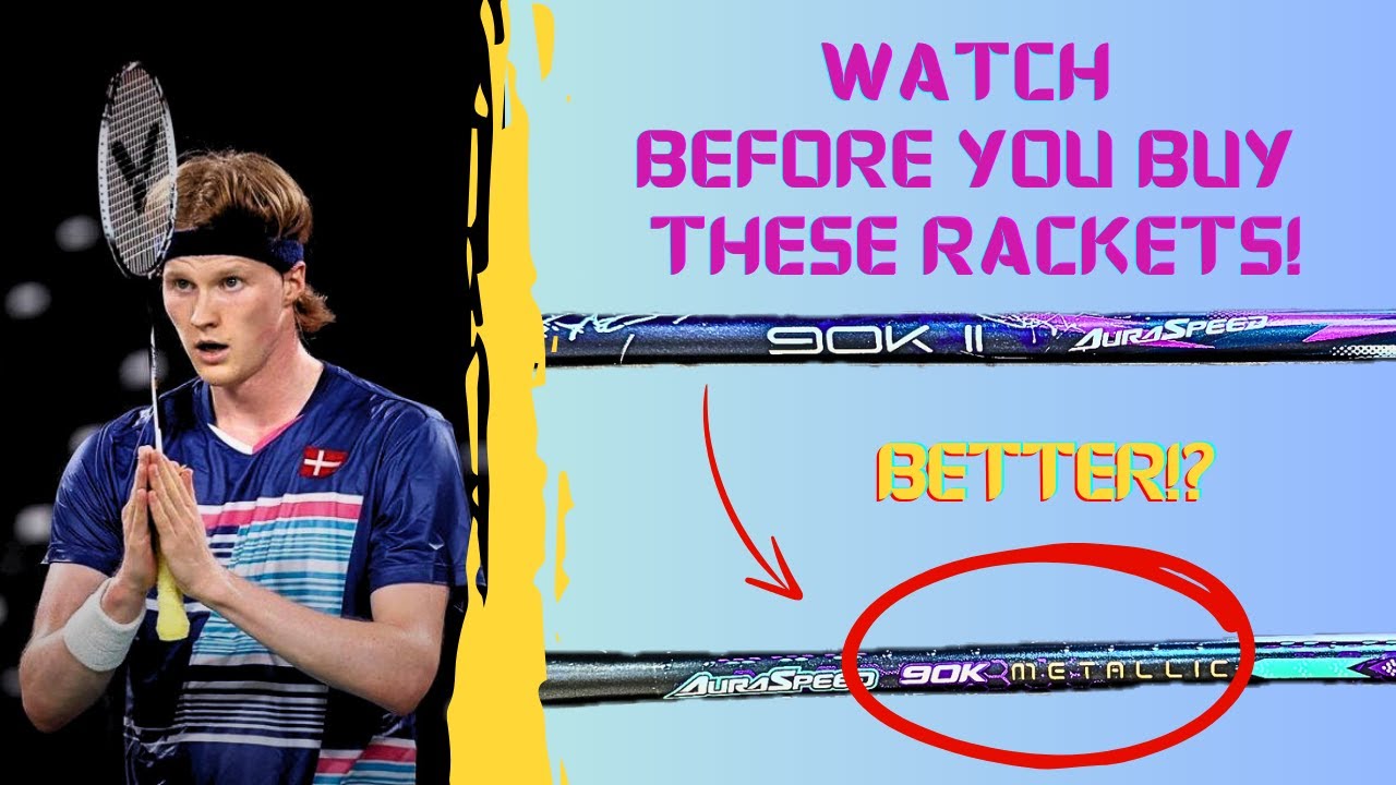 VICTOR AURASPEED 90K II VS 90K METALLIC [ANDERS ANTONSEN'S FAVOURITE ...