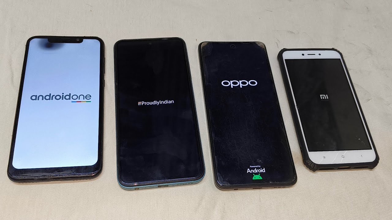 Motorola One vs Lava Yuva vs Oppo A3x vs Redmi 4A Reboot Speed Test ...