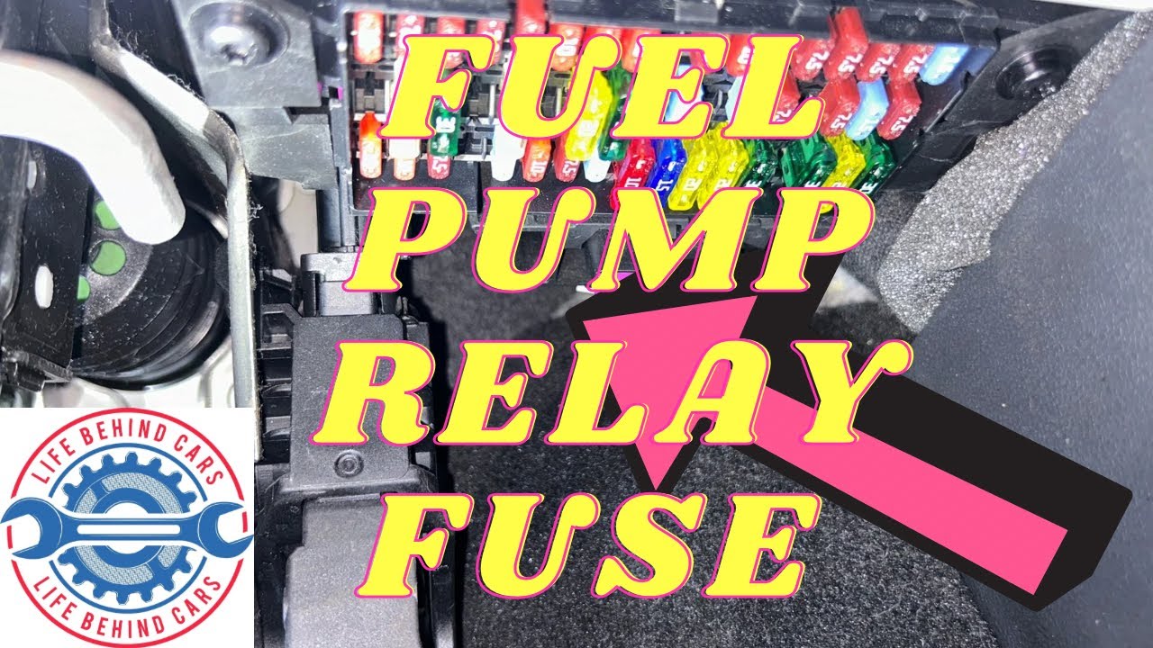 VW UP Petrol 2011-2020 Fuel Pump Relay Fuse - YouTube