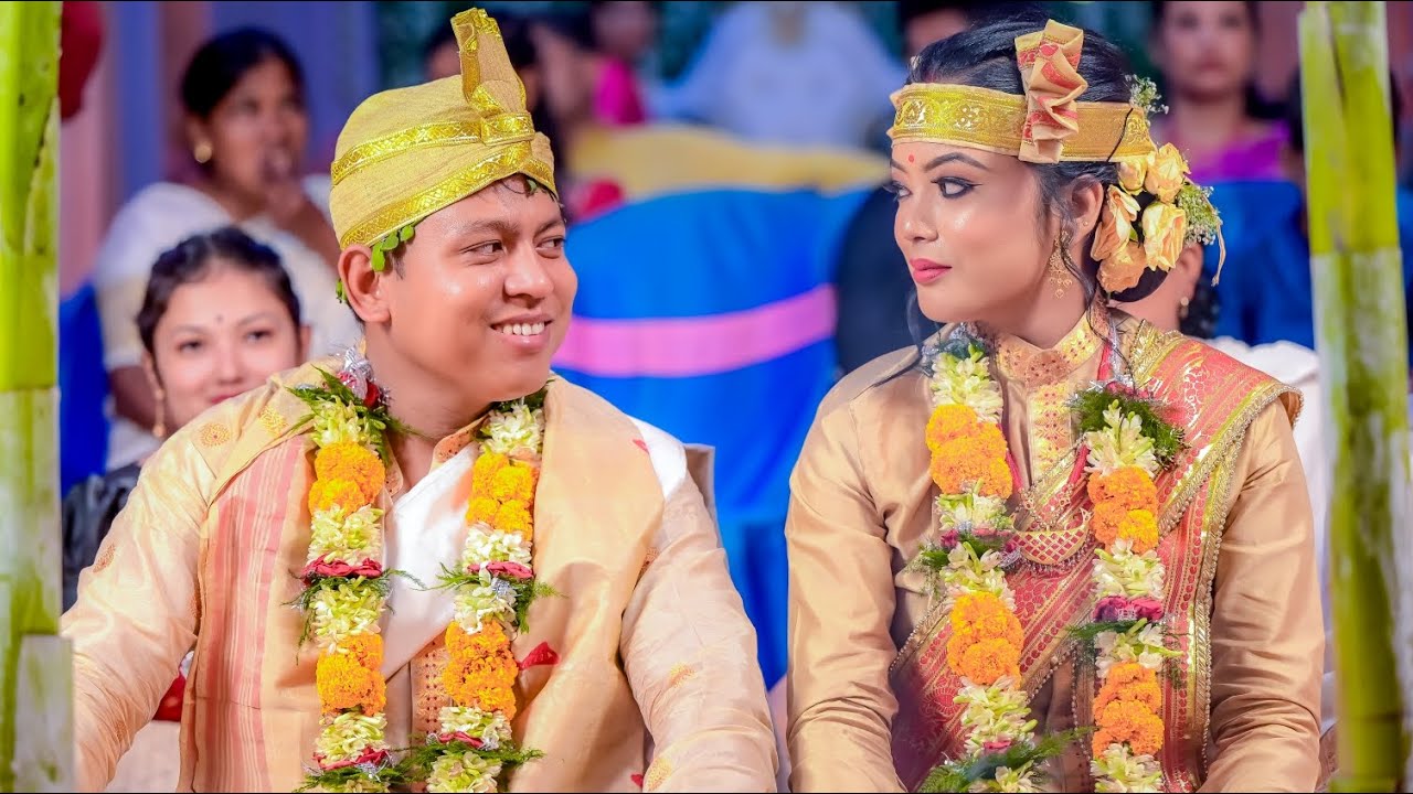 The Ahom weeding Choklong. # Debasish weds Pubali # ️ - YouTube