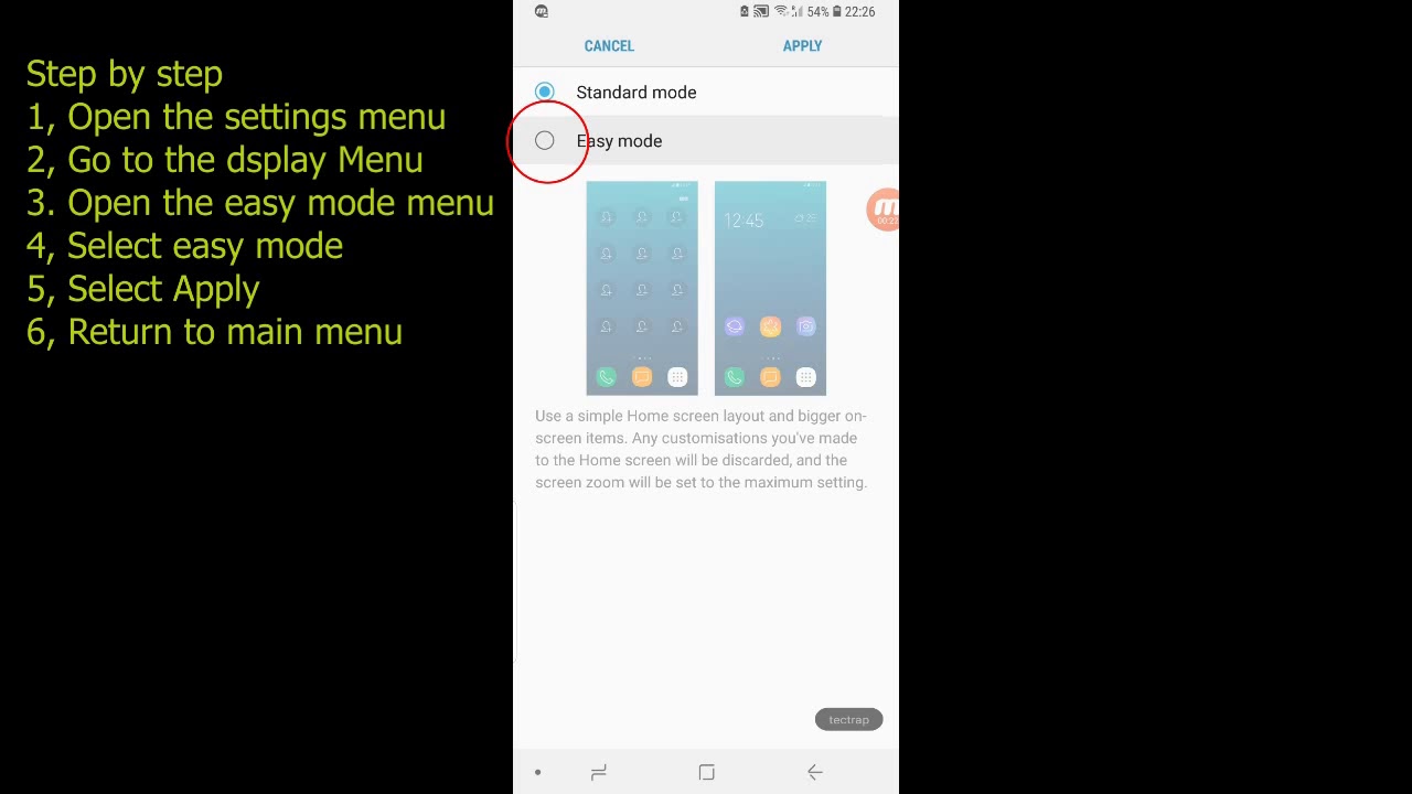 Android Easy Mode - YouTube