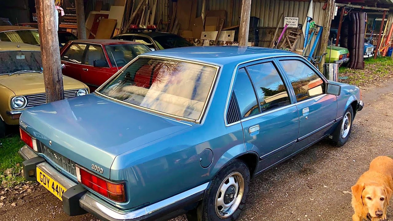 Barn find Vauxhall Carlton , ex Movie star too as it turns out ...