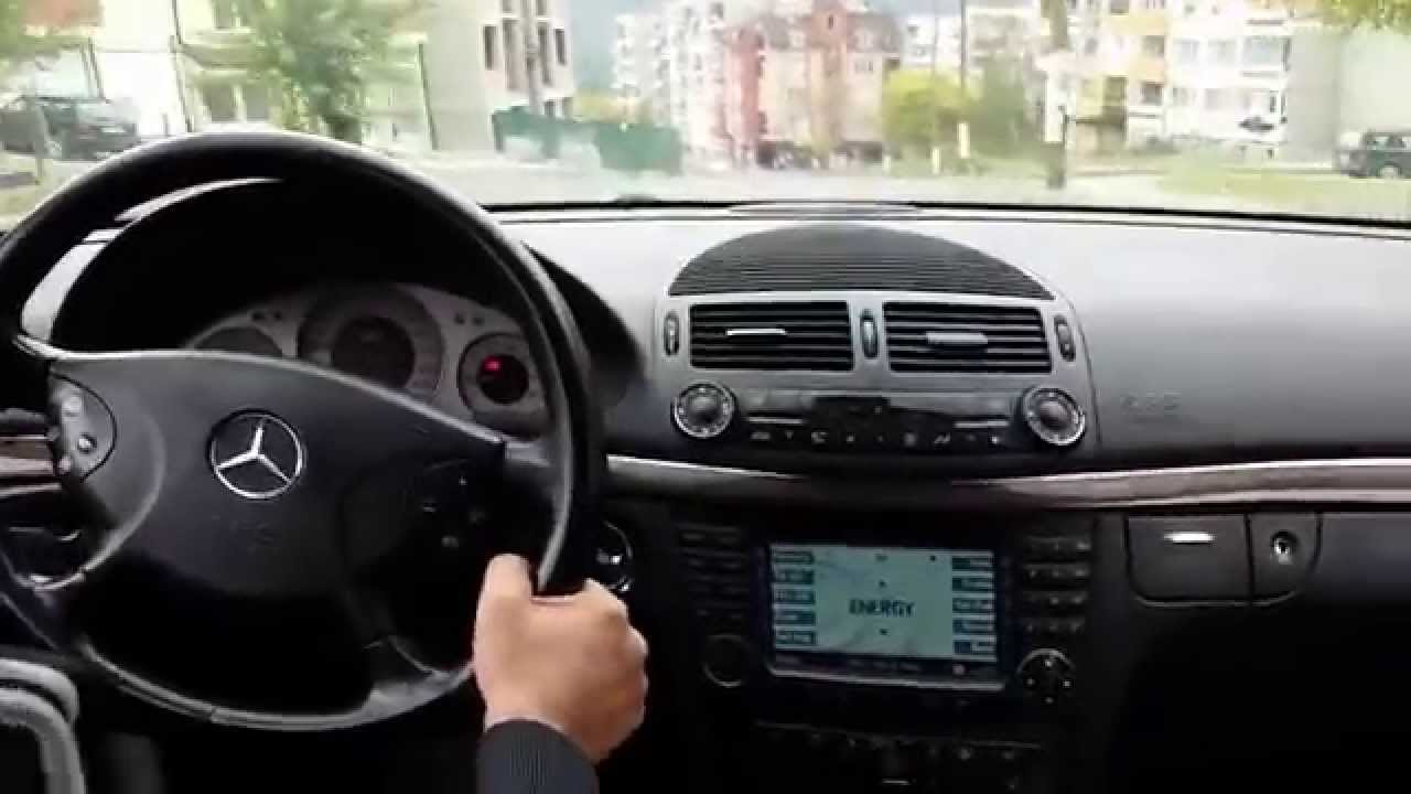 Mercedes E211, W211 drive.. - YouTube