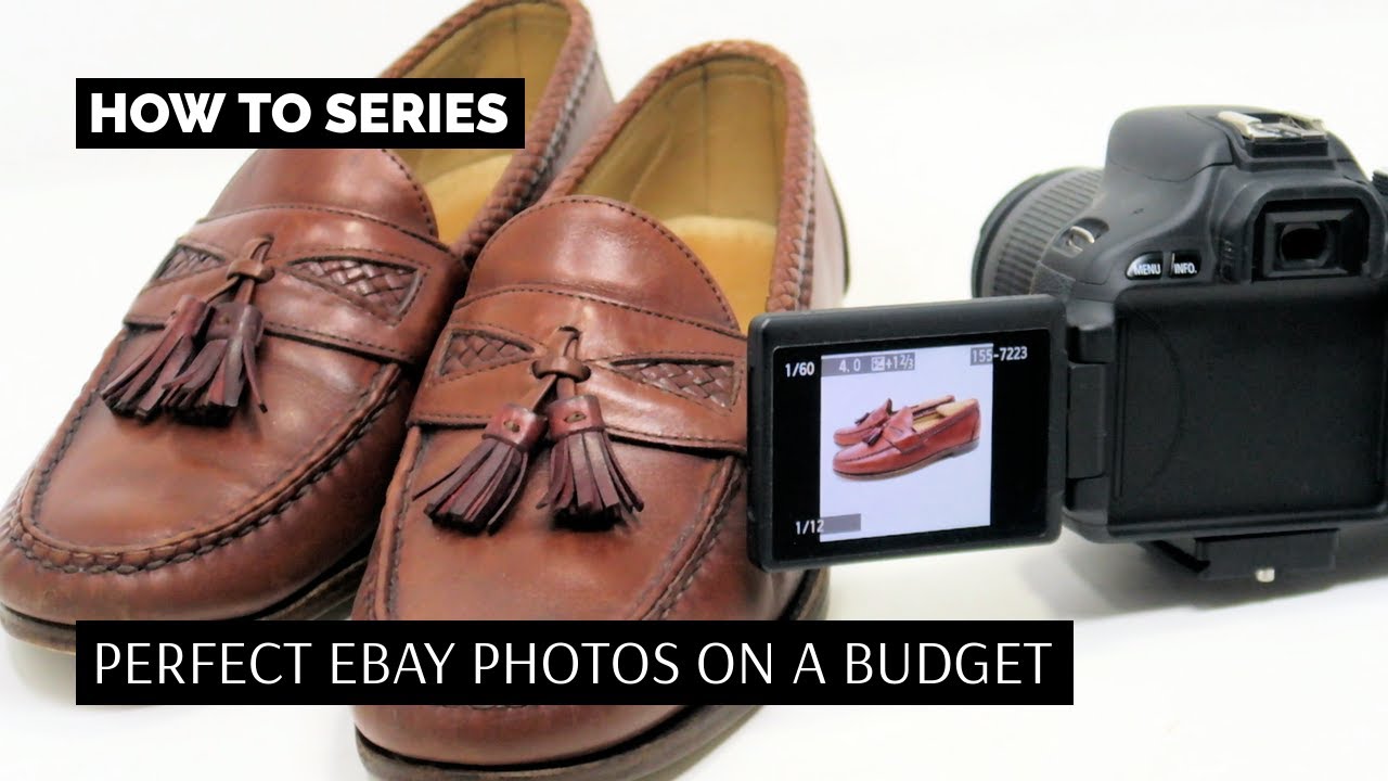 How to take perfect eBAY Photographs. Small product photography ...