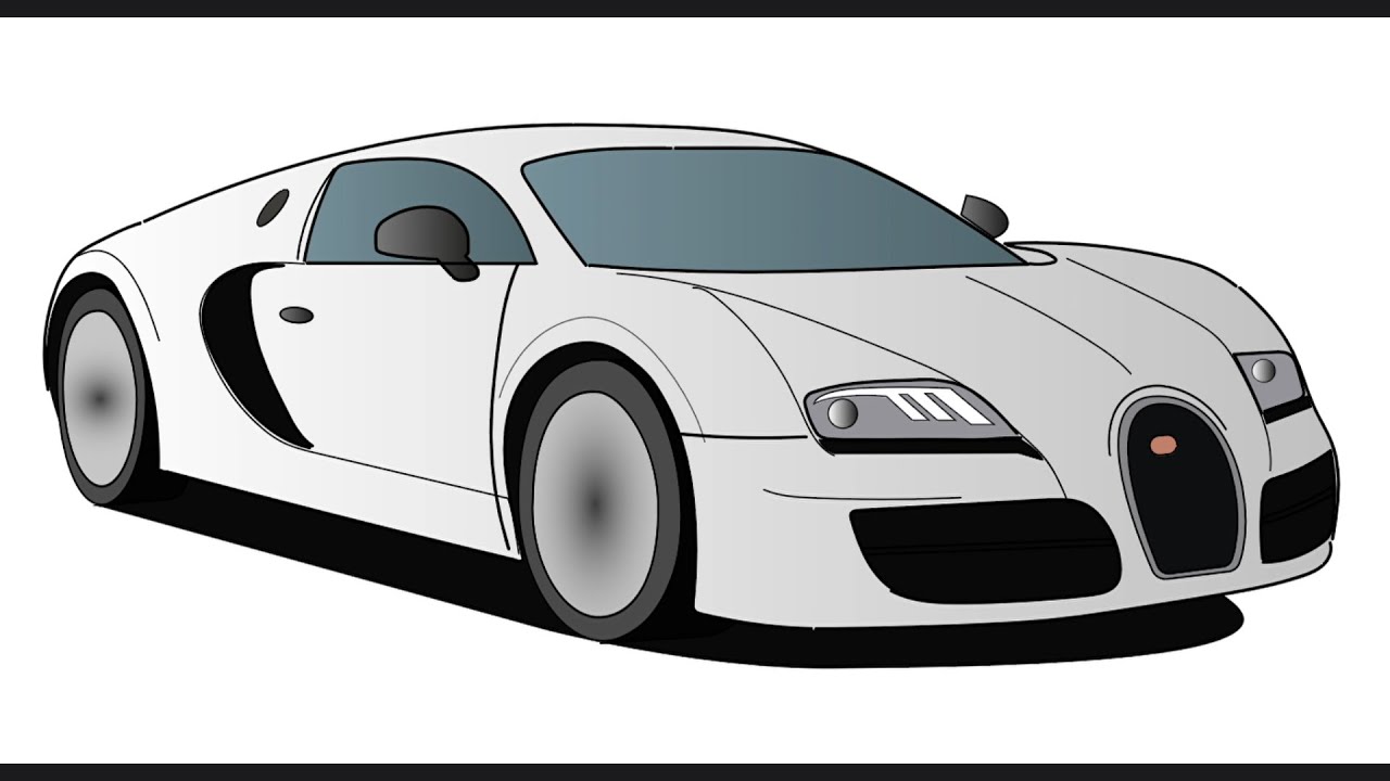 How to draw Bugatti Veyron SUPER SPORT like a pro: Easy step-by-step ...