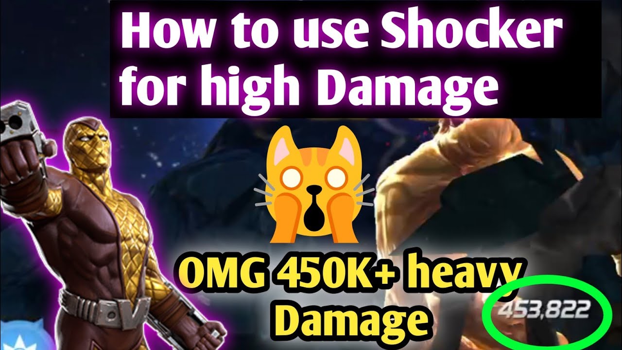 How to use Shocker for high damage Marvel contest of champions/ MCOC ...