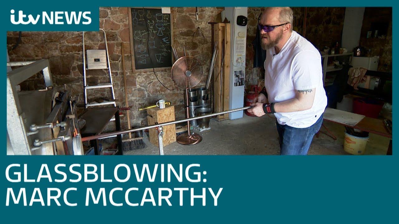 Meet the Channel Islands' only glassblower Marc McCarthy | ITV News ...