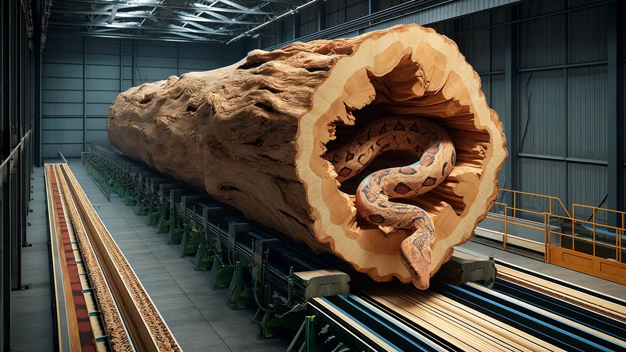 Incredible Sawmill Machines in Action ‼️ Giant Log Processing in ...