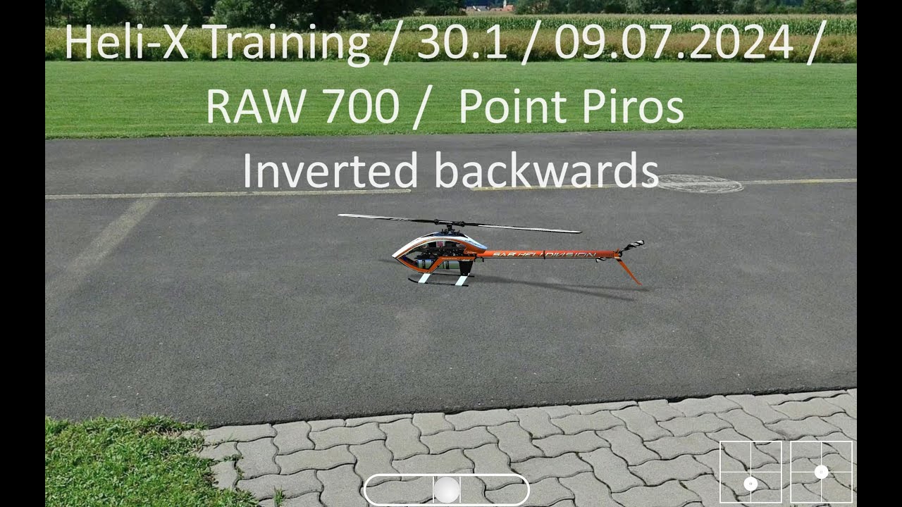 Heli-X Training / 30.1 / 09.07.2024 / RAW 700 / Point Piros / Inverted ...