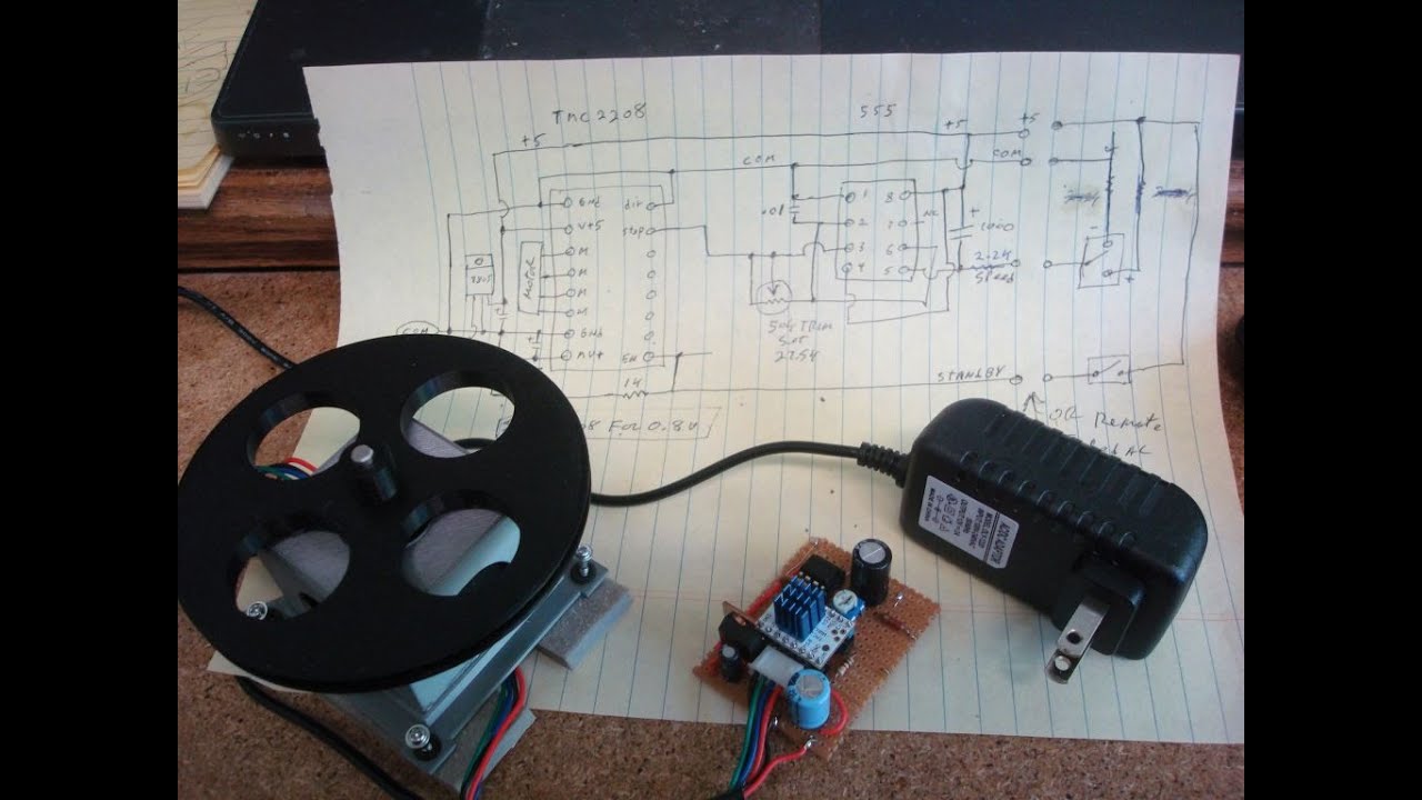 Part 4, Leslie build. Silently control a stepper motor with a TMC2208 ...