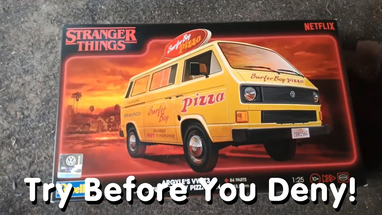 Volkswagen T3 Vanagon GL 1984 Stranger Things Revell 2024 1/25 Огляд ...