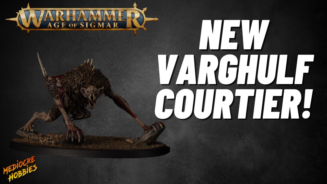 Paint the new Varghulf Courtier for Flesh Eater Courts for #ageofsigmar ...