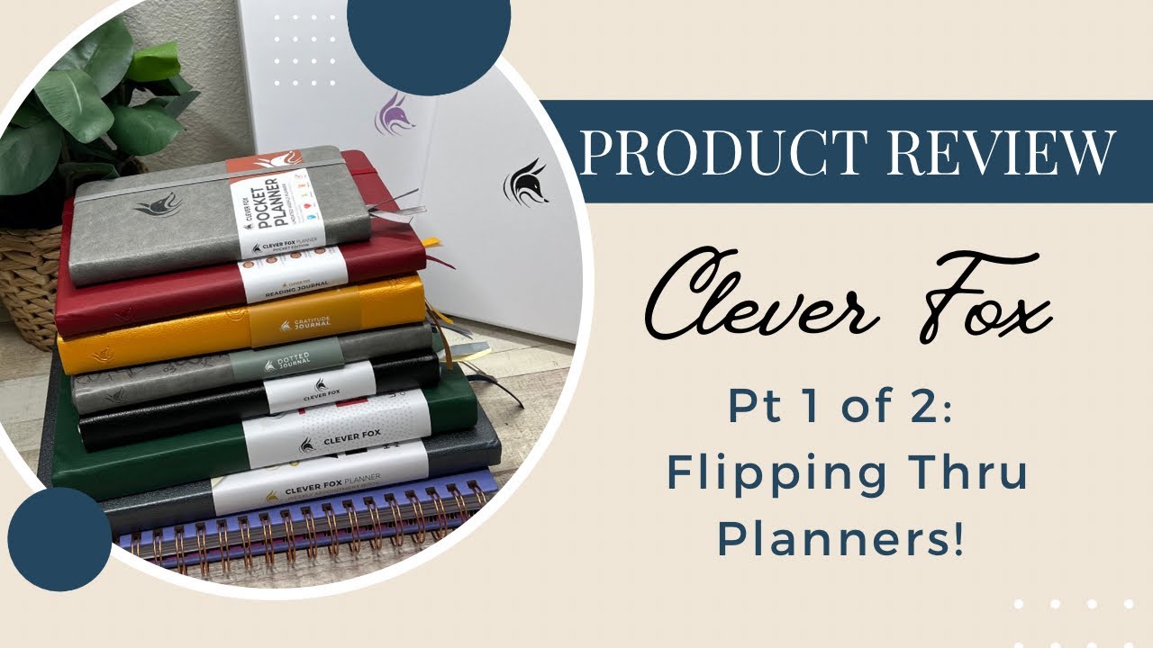 New From Clever Fox: Part 1 - Planners! - YouTube