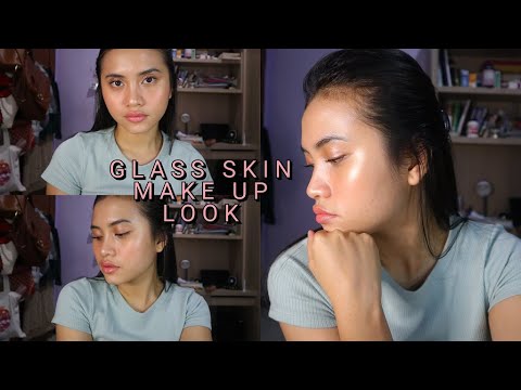 GLASS SKIN MAKE UP LOOK ( REVOLTINGLY WET SKIN MAKE UP LOOK ) - YouTube