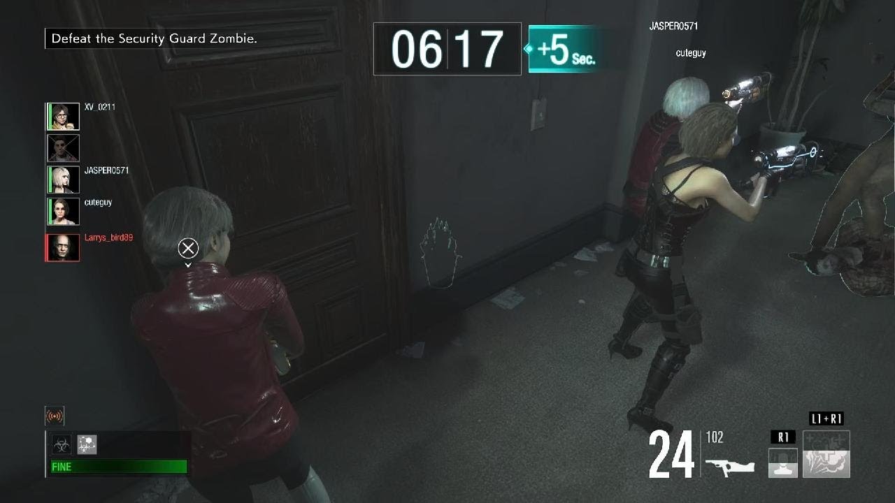 RESIDENT EVIL RESISTANCE_Val and Cuteguy 3V1 fighting Ivys army Spencer ...