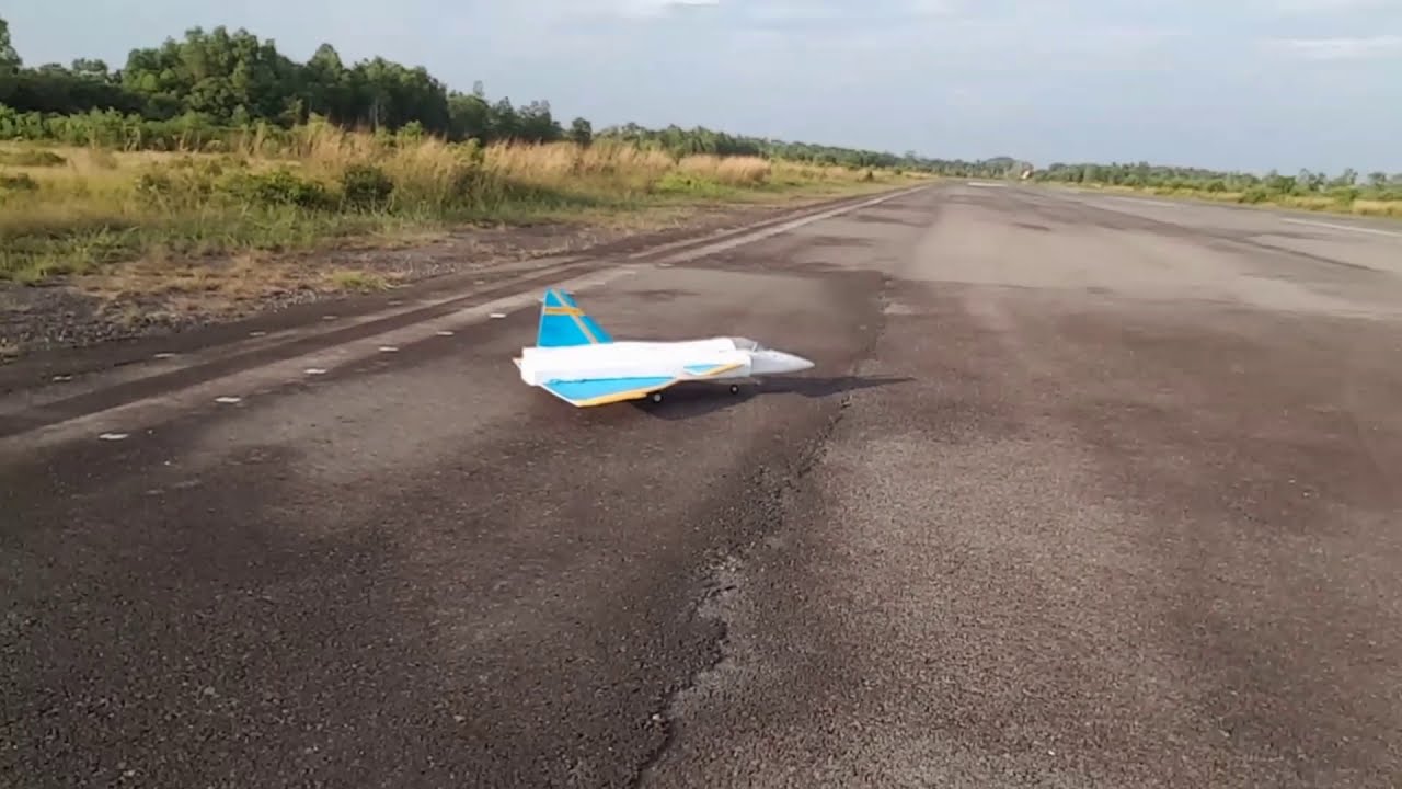 How to Build & Fly Homemade RC SAAB 37 Viggen Fighter Jet Plane - 70mm ...