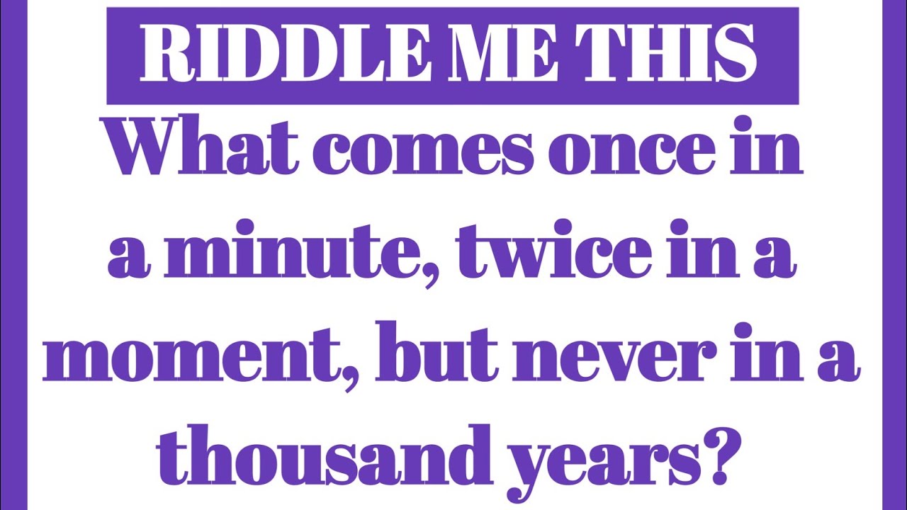 Hardest English Riddles Ever With Answers To Test Your Brain IQ. # ...