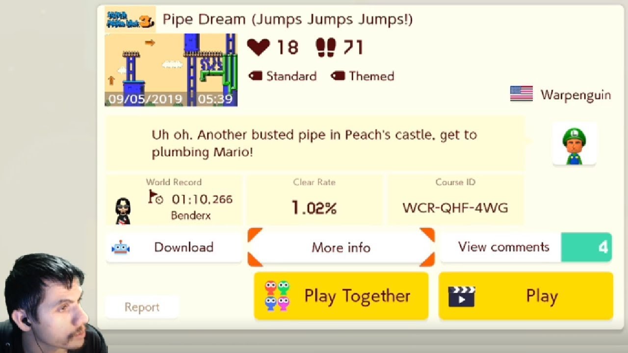 SMM2 - Pipe Dream (Jumps Jumps Jumps!) (WCR-QHF-4WG) - YouTube