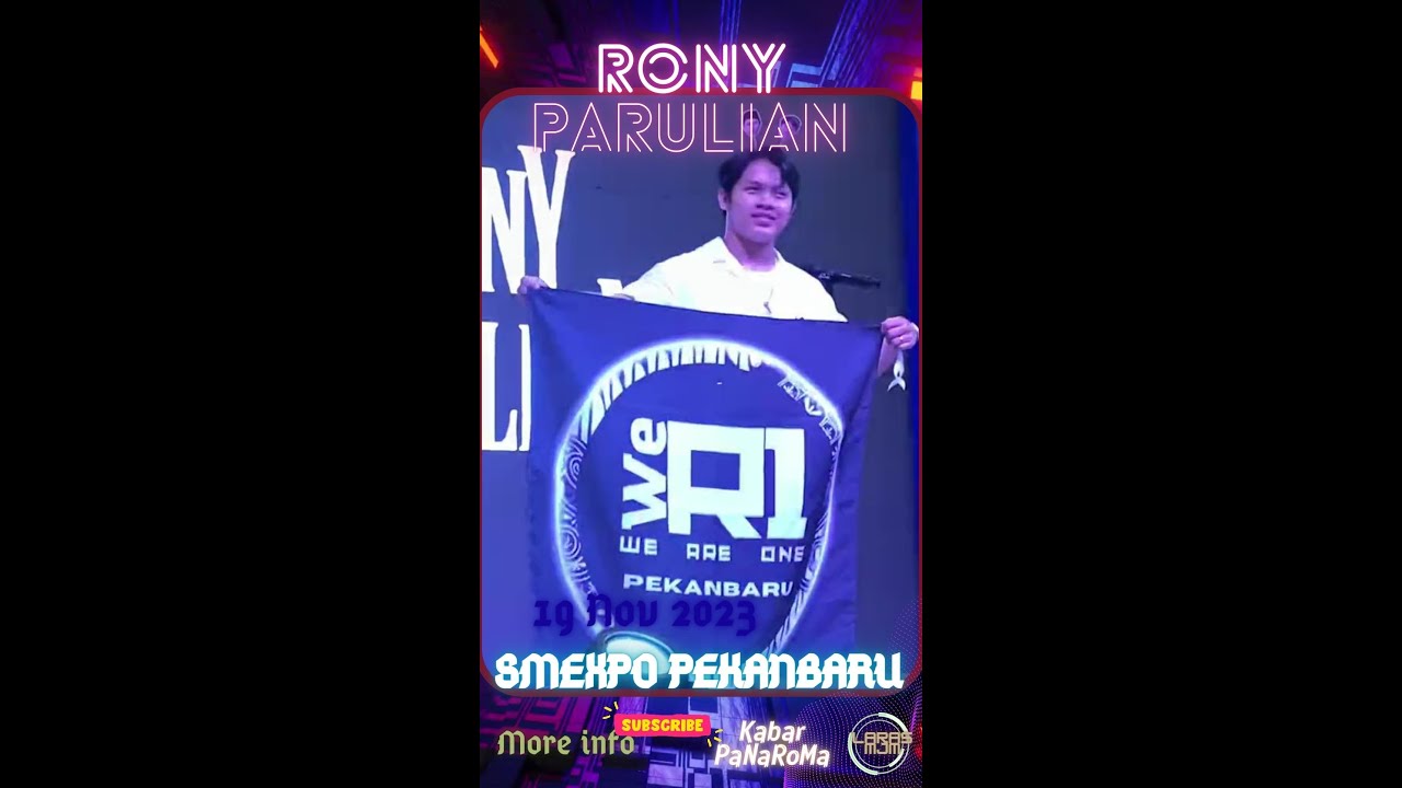 Live Rony Parulian Full Song di Pekanbaru, Spesial Perform Konser Musik ...